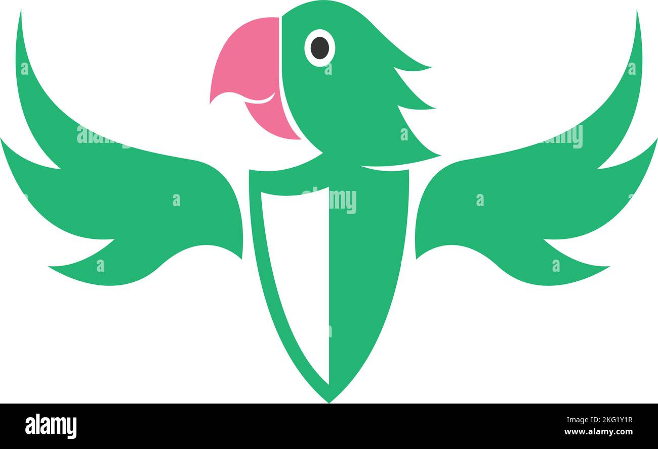 Parrot logo icon design illustration Stock Vector Image & Art - Alamy
