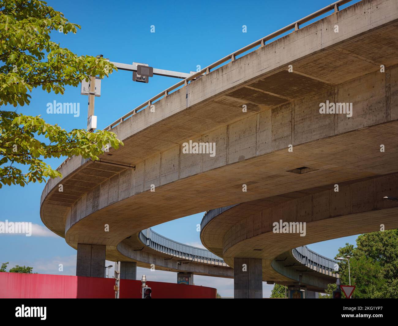 BASEL, SWITZERLAND, JULY 7, 2022: streets of new Basel, urban public ...