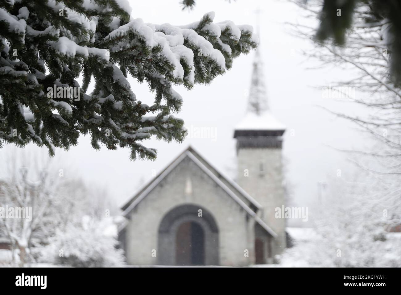 Catholic church in chamonix france hi-res stock photography and images - Alamy