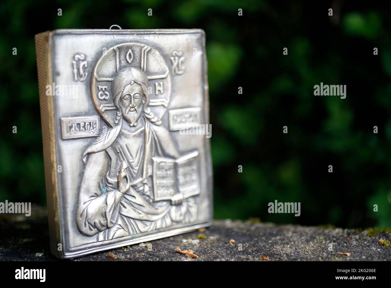 Christ Pantocrator metal print by Byzantine Icon Stock Photo - Alamy