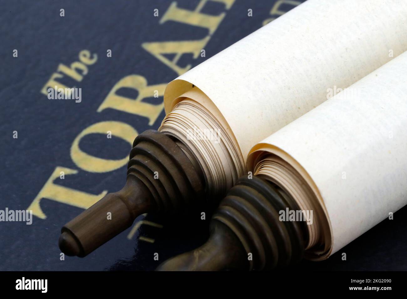 Small Torah scrolls and english Torah book with the the five books of ...