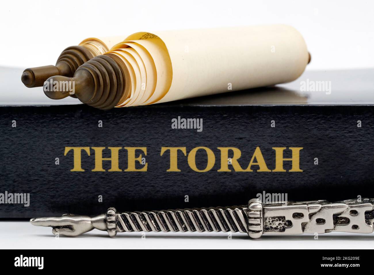 Yad, small Torah scrolls and english Torah book with the the five books ...