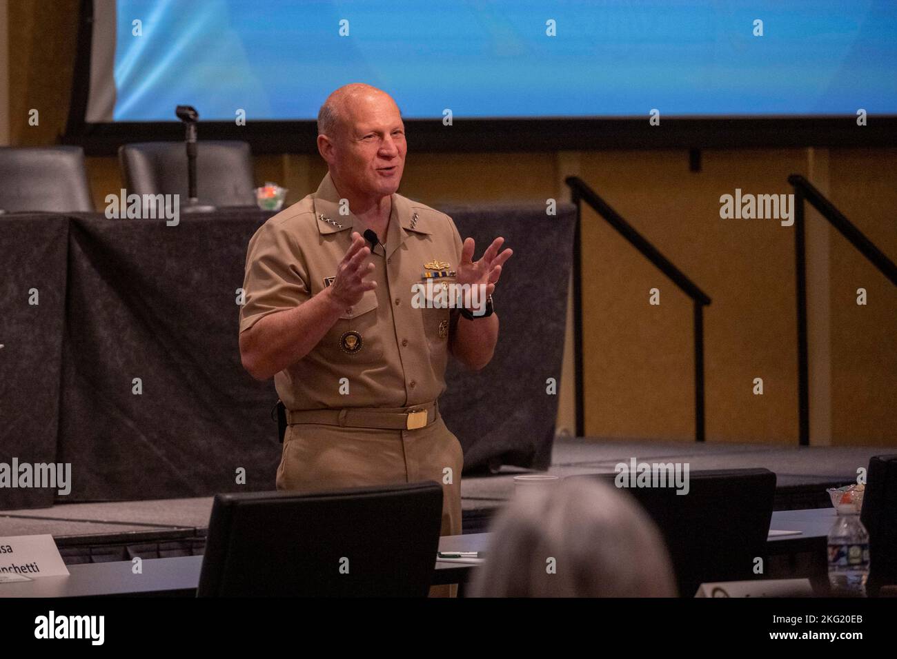 WASHINGTON (Oct. 24, 2022) -- Chief of Naval Operations Adm. Mike ...