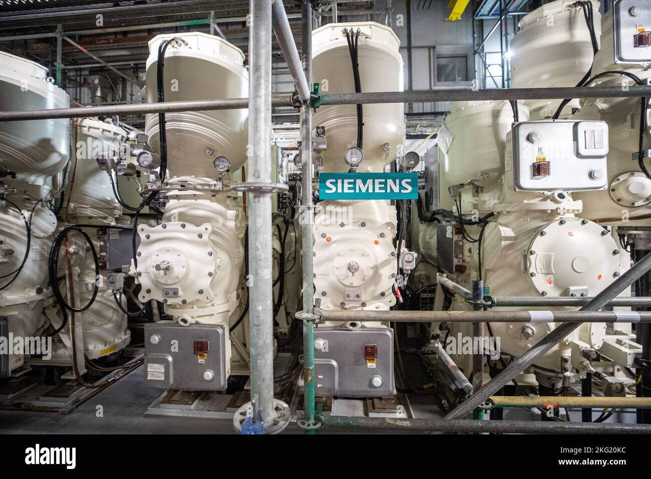 Illustration picture taken during a visit to the construction site of ...