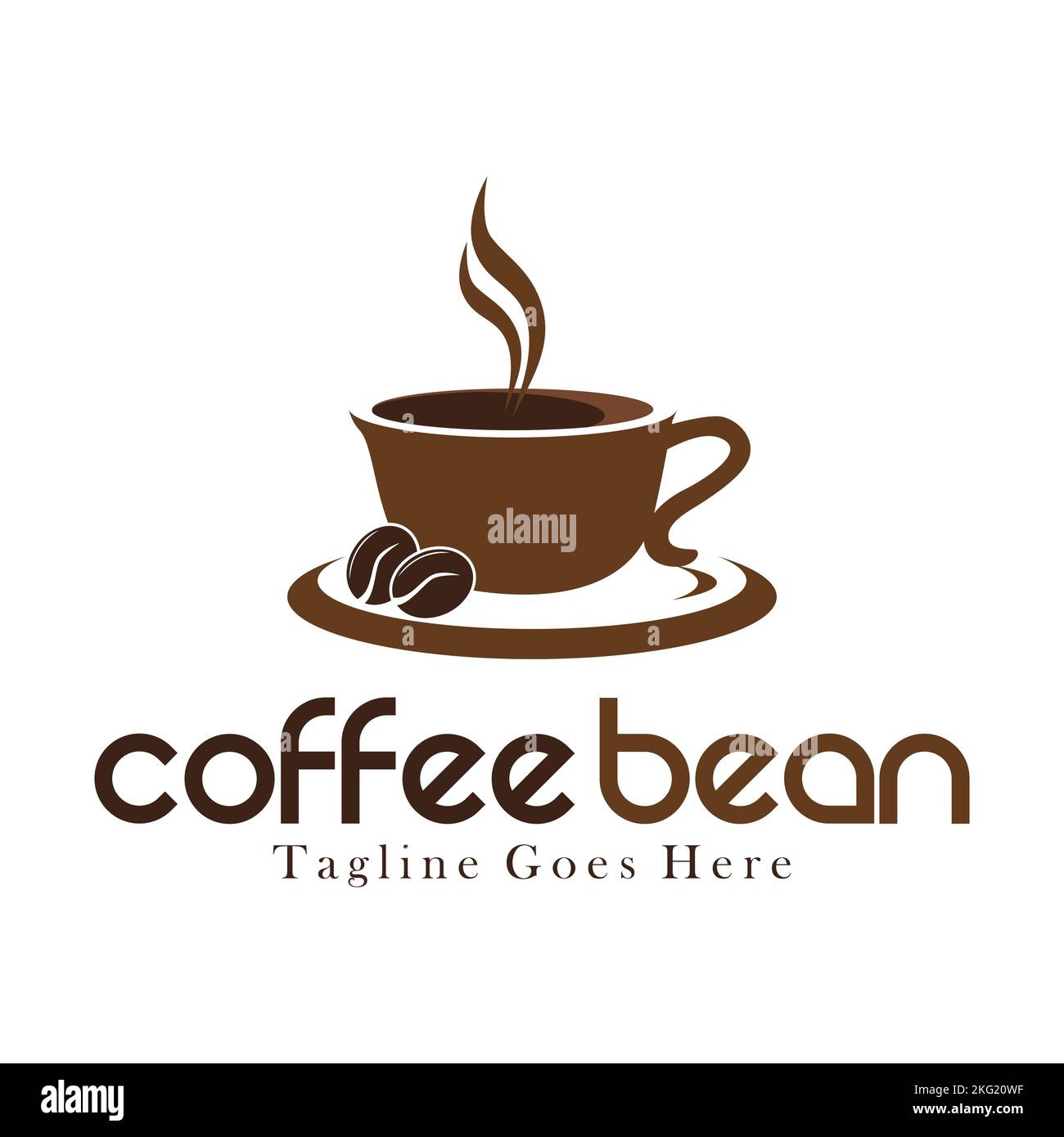 Coffee logo. Vector illustration on white background Stock Vector Image ...