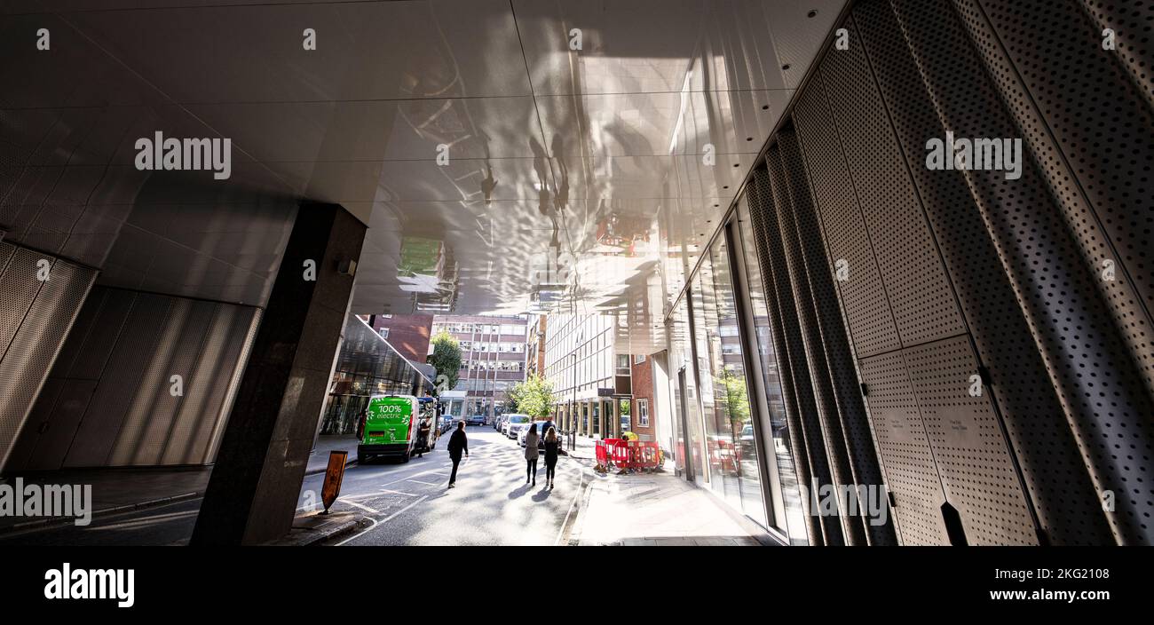 Tottenham Court Road, a popular central shopping thoroughfare in London ...