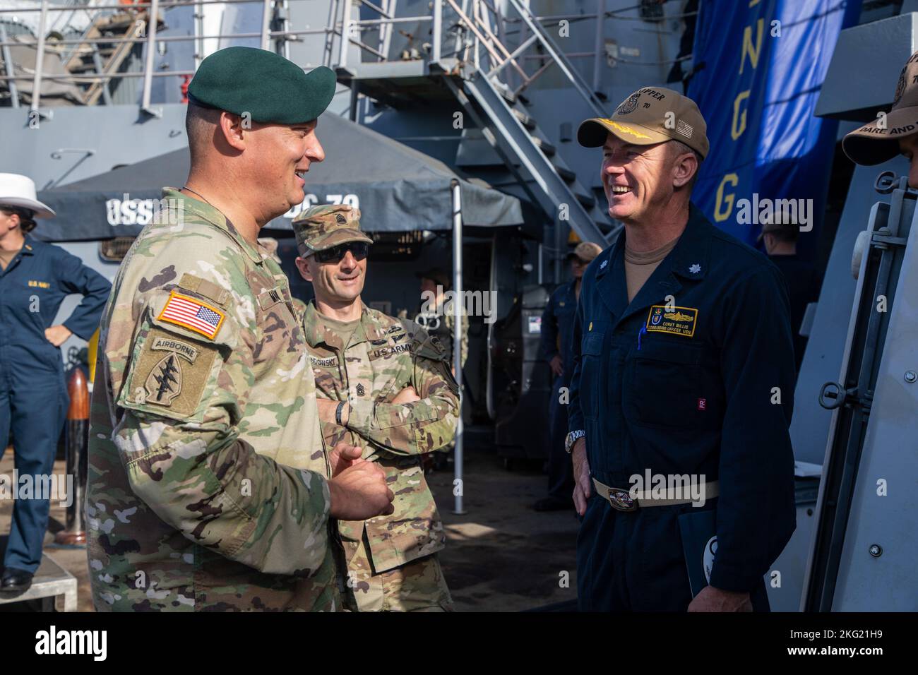 U.S. Army Col. Bryan Martin, Commander of the 196th Infantry Brigade ...