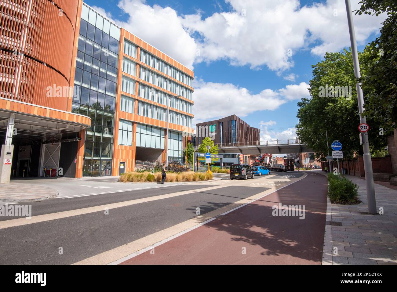 The new Broad Marsh Bus Station and Car Park on the South Side of ...