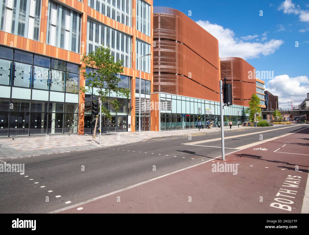 The new Broad Marsh Bus Station and Car Park on the South Side of ...