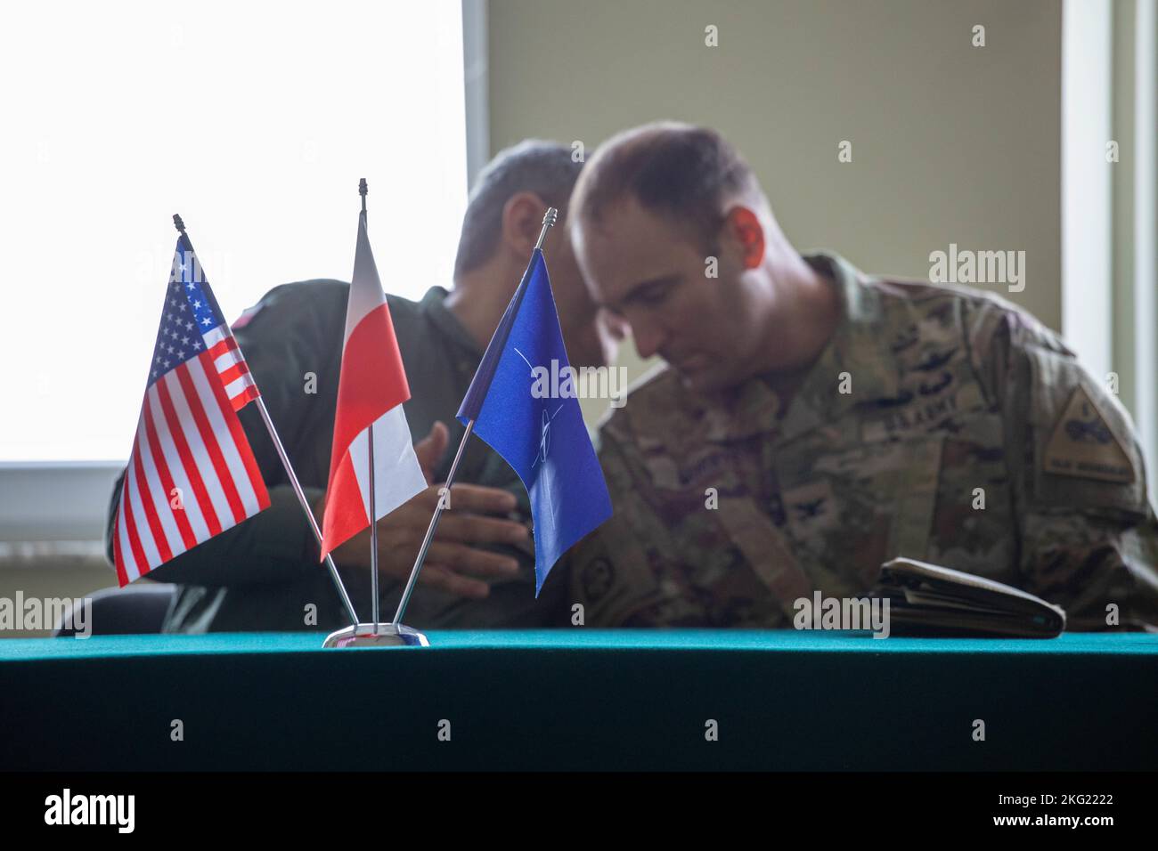 U.S. Army Col. John Morris, commander of the Combat Aviation Brigade ...