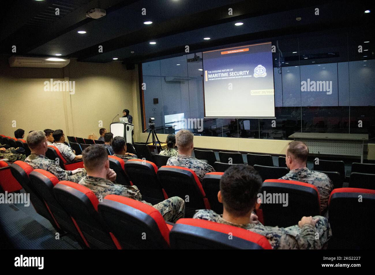 Royal Brunei Armed Forces conduct a period of instruction on Maritime ...