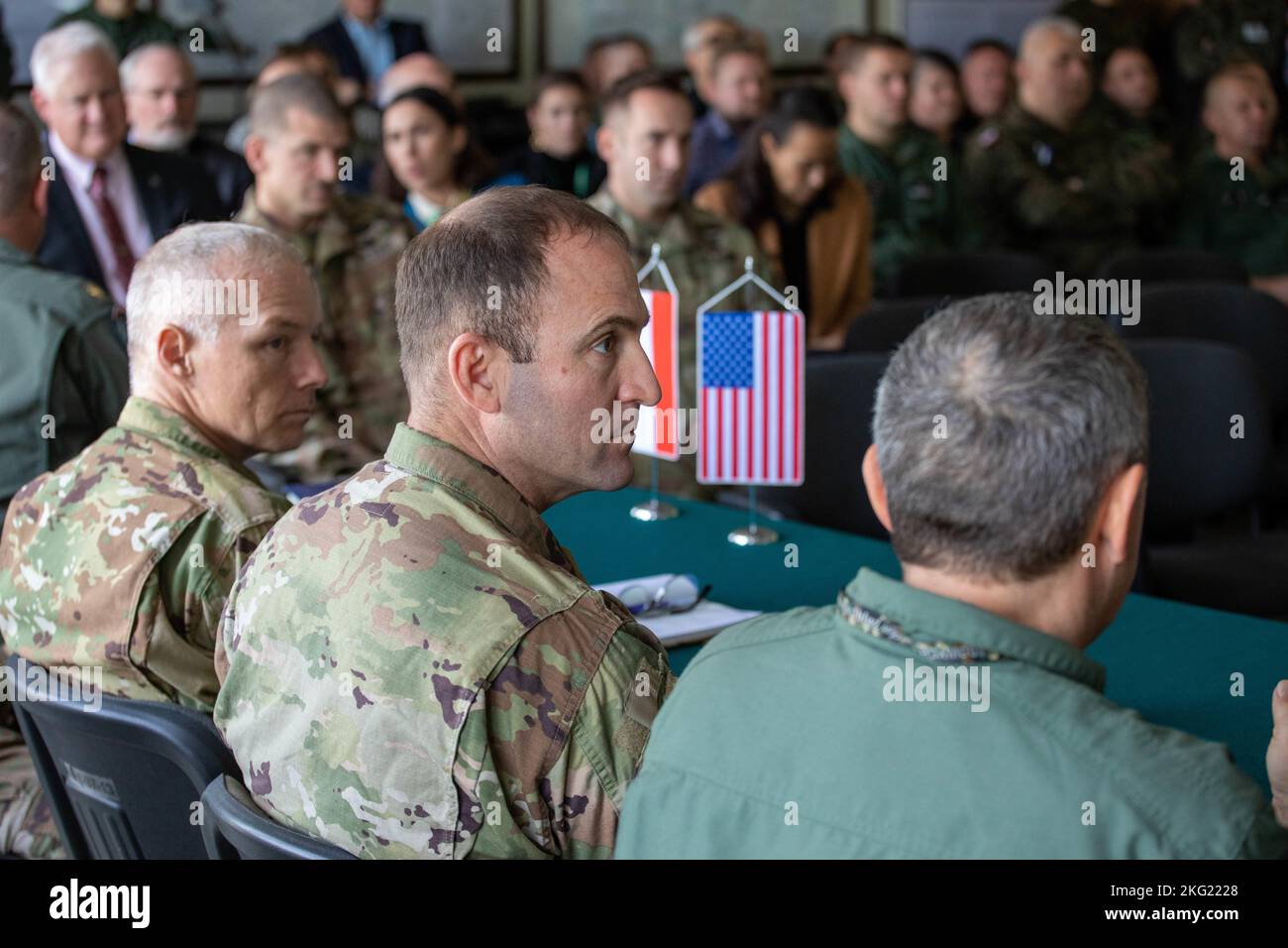 U.S. Army Col. John Morris, commander of the Combat Aviation Brigade ...
