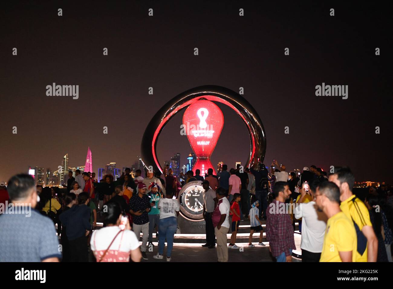 Fans from all over the world gathered in the countdown clock square on ...