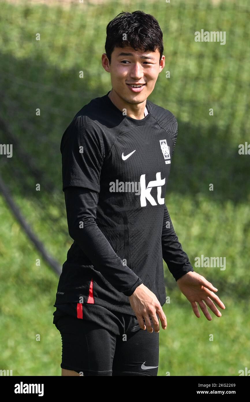 The South Korea national football team is training for FIFA World Cup ...