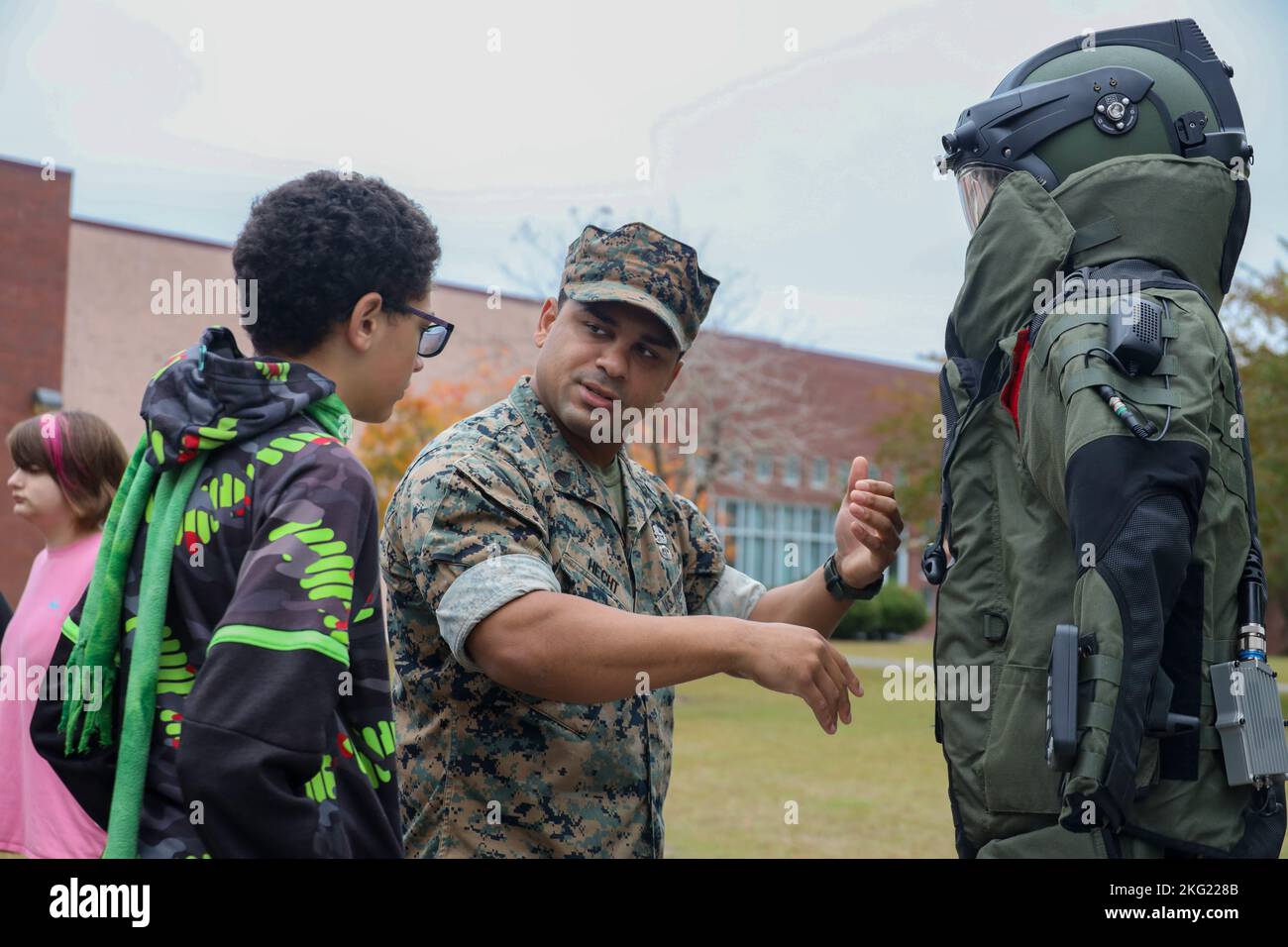 U.S. Marine Corps Staff Sgt. Joseph Hecht, an explosive ordnance (EOD ...