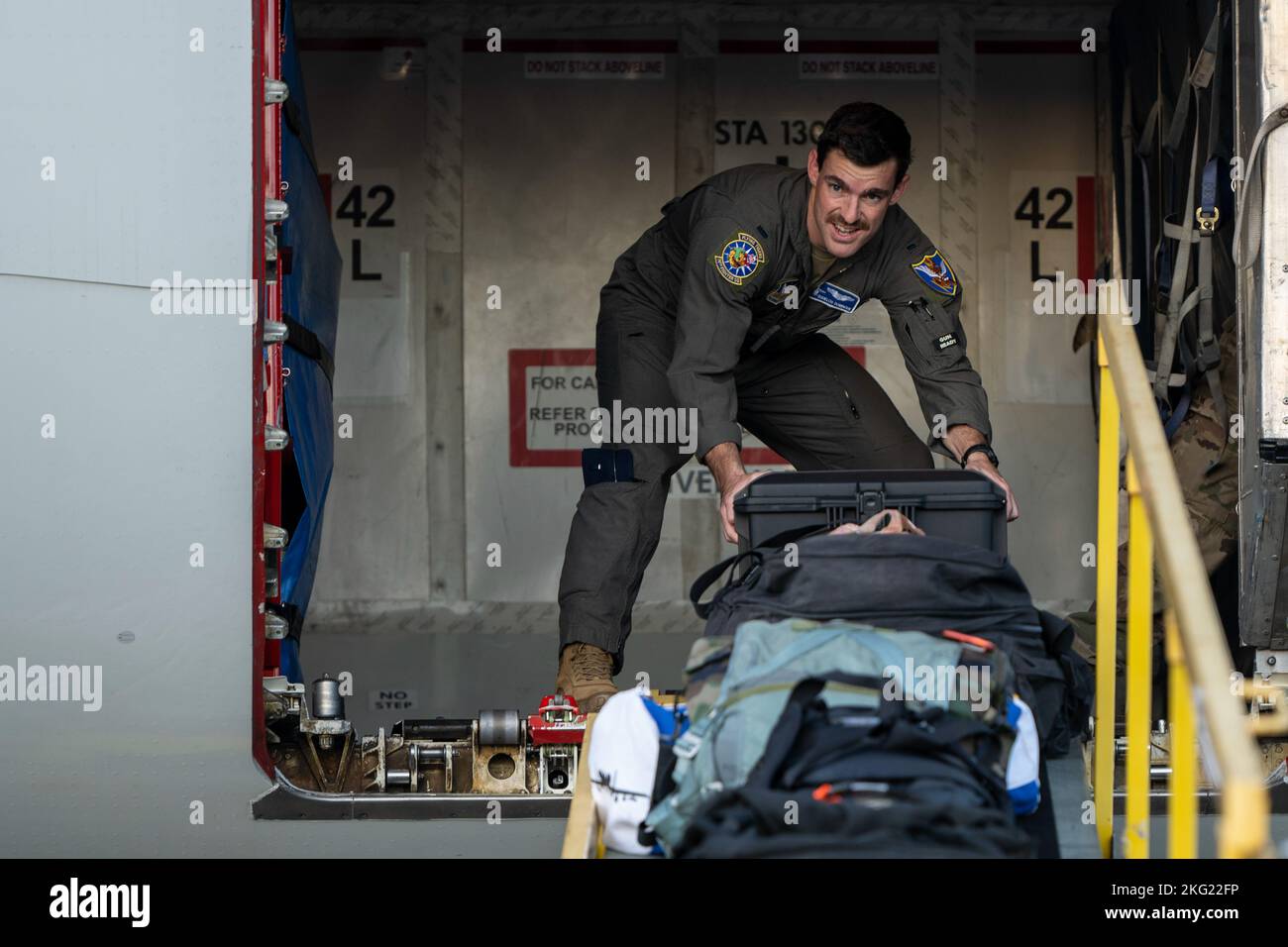 U.S. Air Force 1st Lt. Kevin Domingue, 74th Fighter Squadron A-10C ...