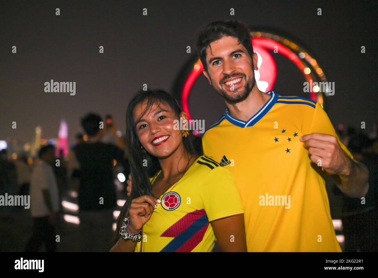 Fans from all over the world gathered in the countdown clock square on ...