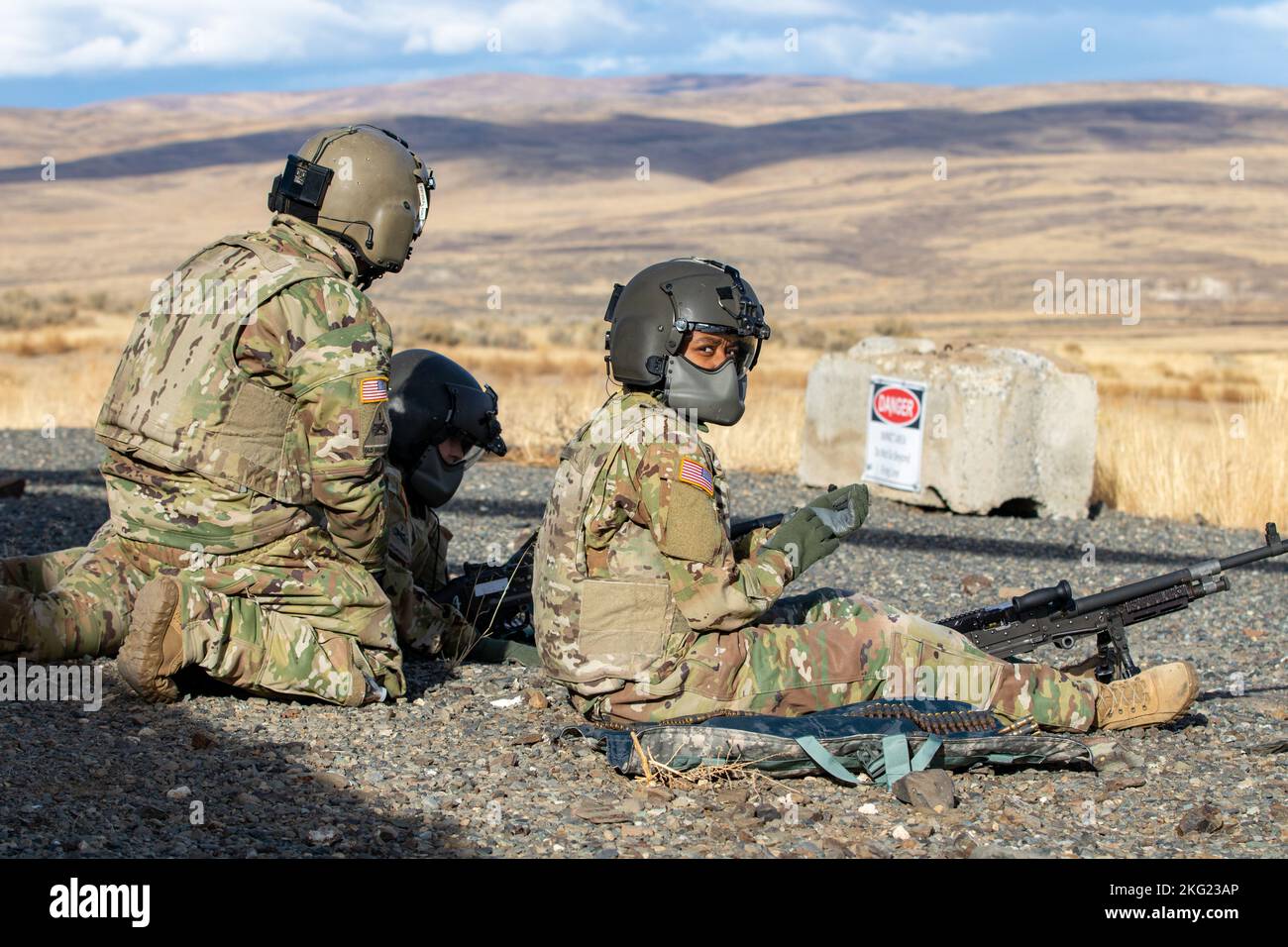 A UH-60M Black Hawk helicopter crew assigned to Bravo Company, 2-158 ...