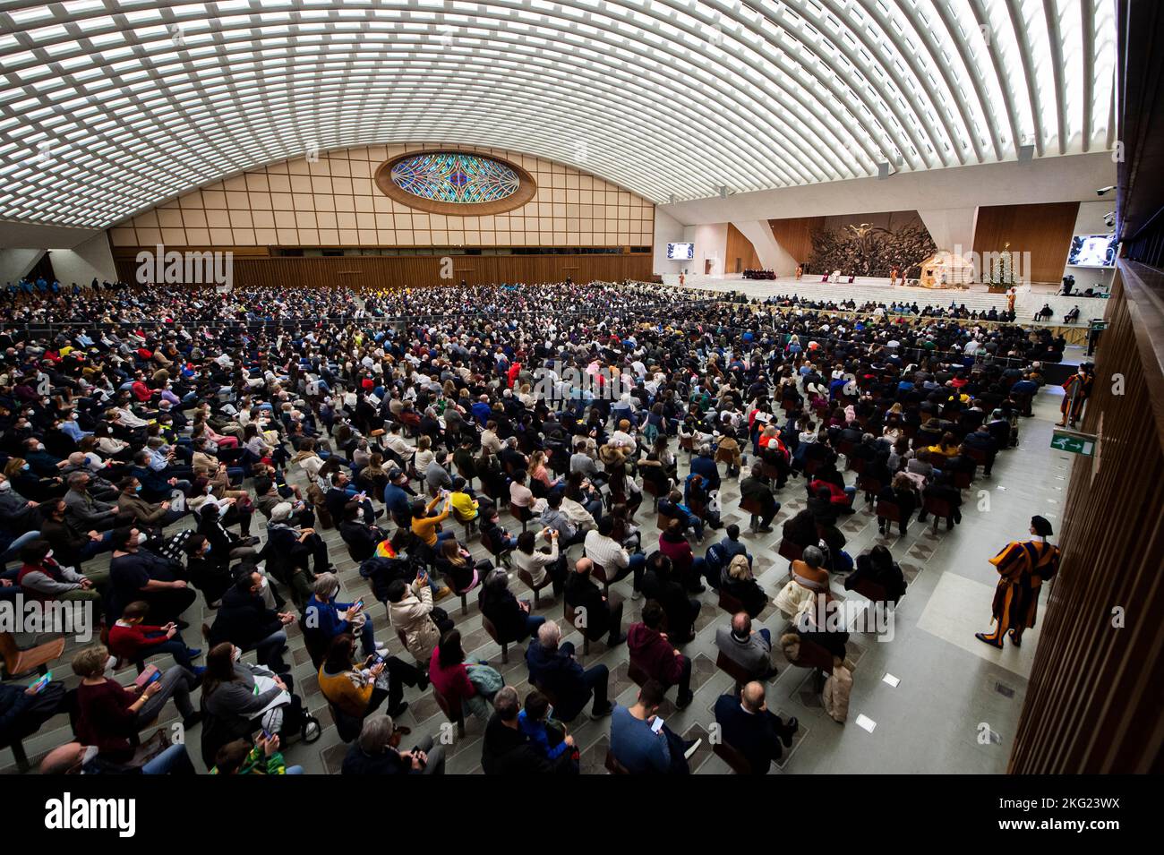 Pope Francis during his weekly general audience in Paul VI hall at the ...