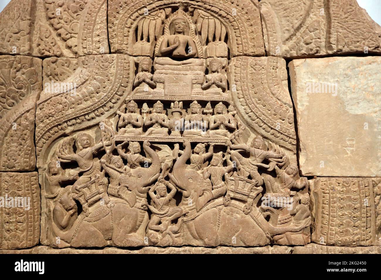 National Museum. Pedimen, defeat of Mara. Bayon style mate 12 th ...