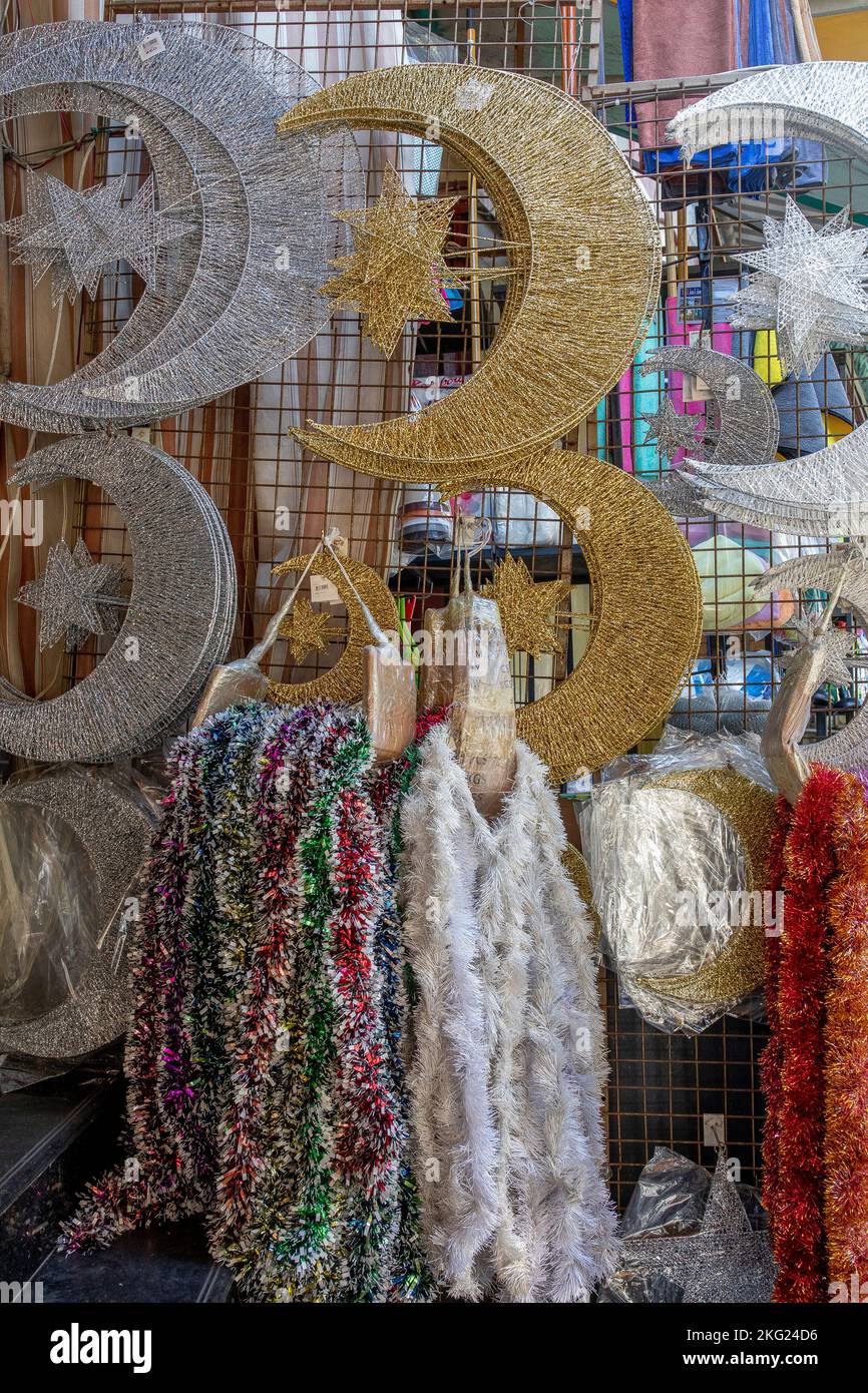 Islamic decoration sold during Ramadan in Beirut, Lebanon Stock Photo ...