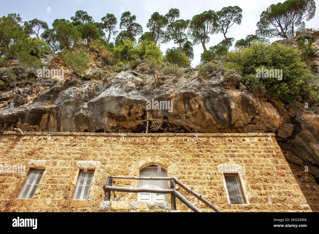 Deir Qannoubine monastery in the Qadisha (Kadisha) Holy Valley in ...
