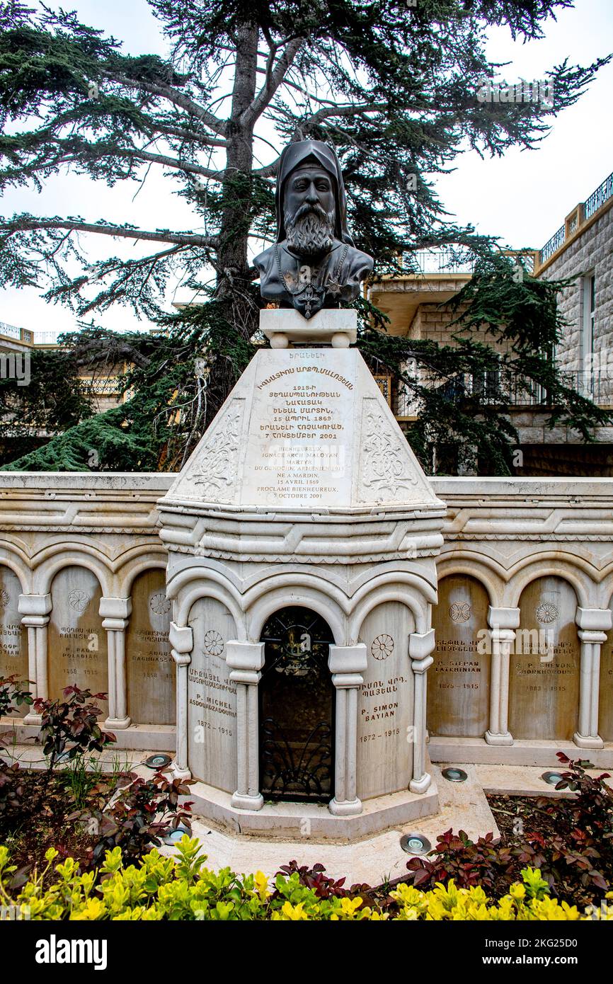 Our Lady Armenian catholic monastery, Bzommar, Lebanon Stock Photo - Alamy