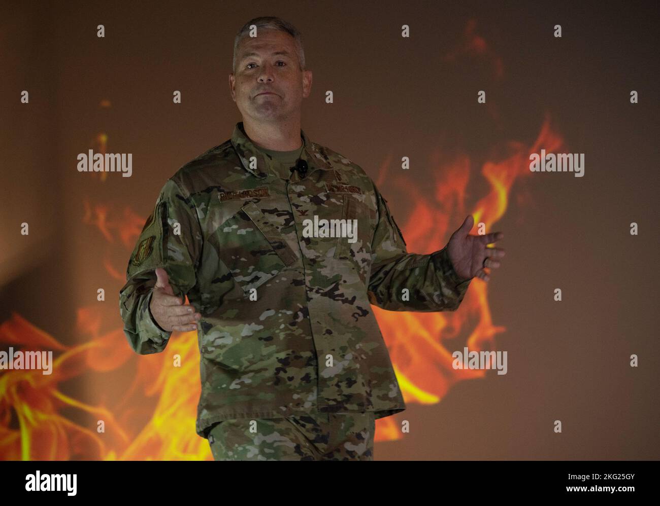 U.S. Air Force Col. Steven Richardson, 60th Air Mobility Wing chaplain ...