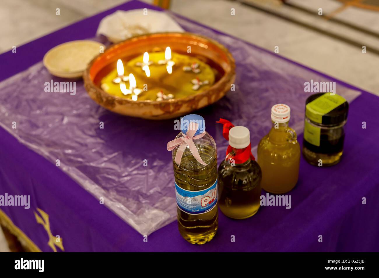 Easter wednesday celebration in Our Lady maronite church, Houmal ...