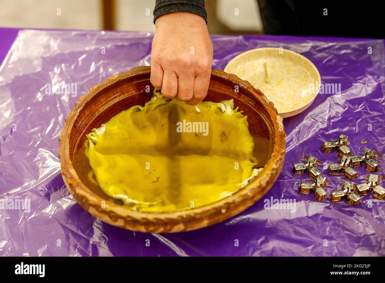 Easter wednesday celebration in Our Lady maronite church, Houmal ...
