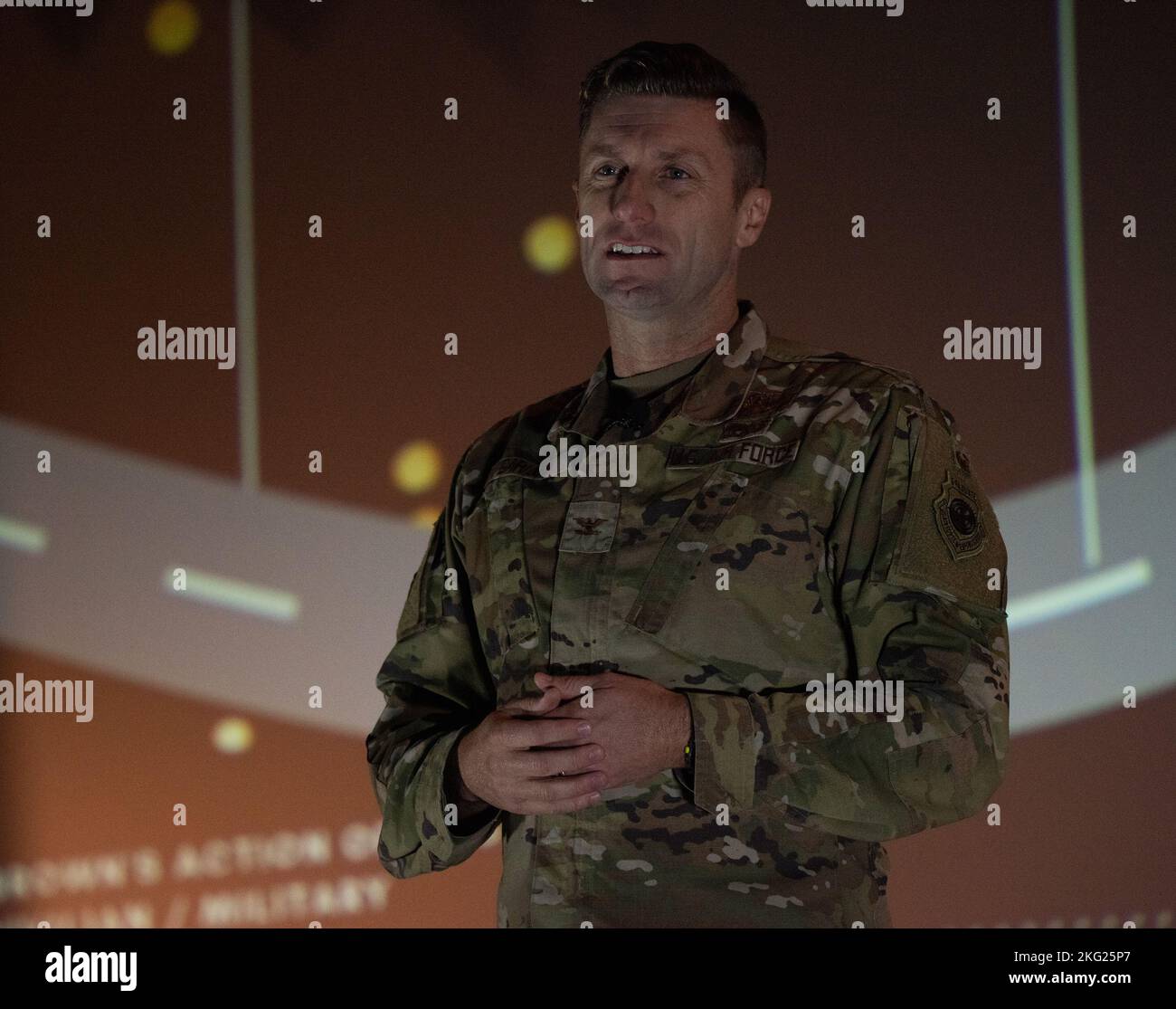 U.S. Air Force Col. Ryan Garlow, 60th Air Mobility Wing vice commander ...