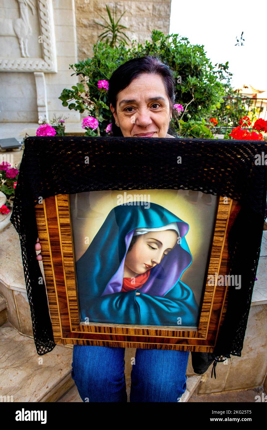 Good Friday celebration in Houmal maronite village, Lebanon Stock Photo ...