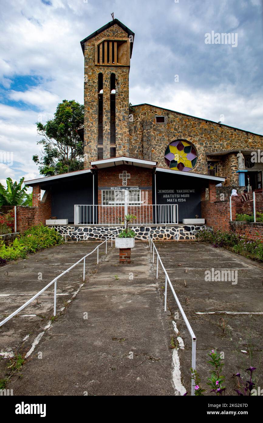 Karongi Genocide Memorial church, Kibuye/Karongi, western Rwanda Stock ...