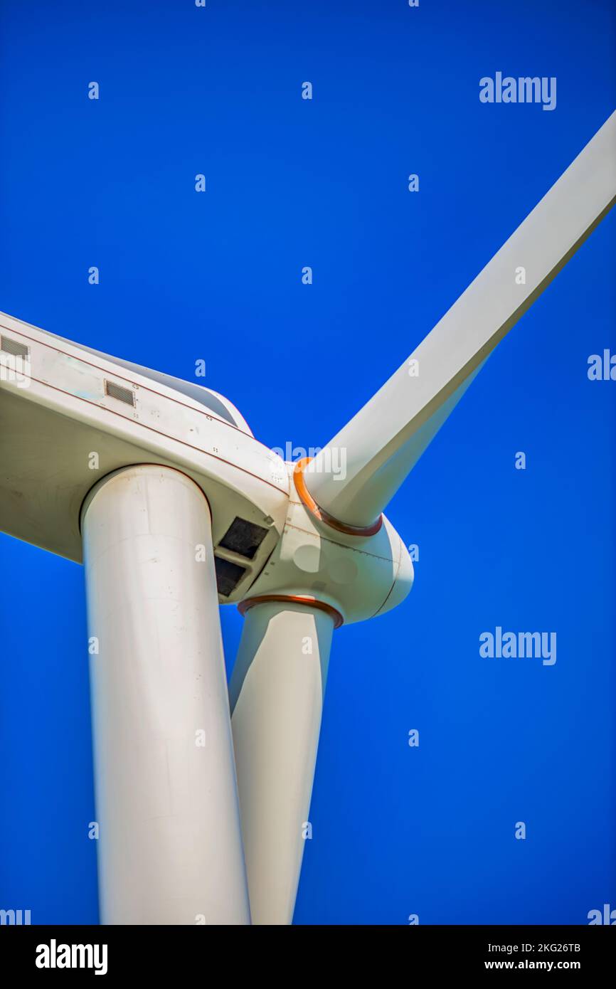 Windmill for electric power production, Wind turbines generating ...