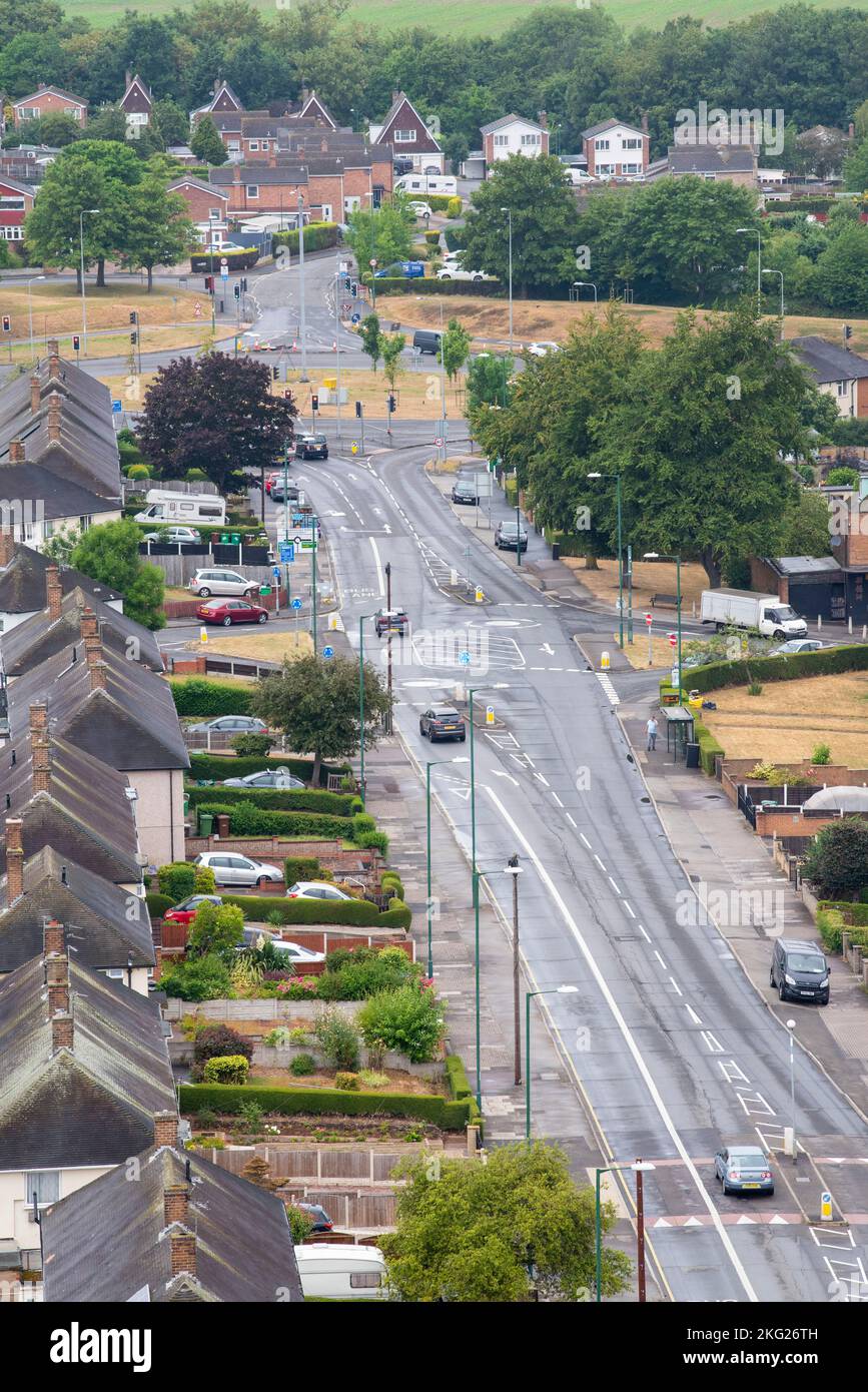Aerial image of Clifton captured from the roof of Southchurch Court ...