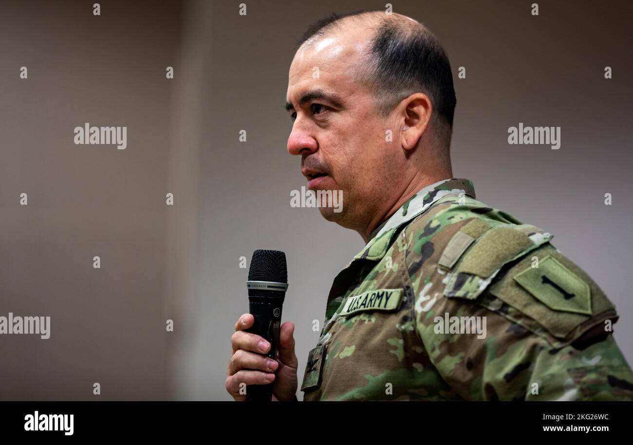 U.S. Army Col. Jason Arriaga, the commander of the 1st Combat Aviation ...