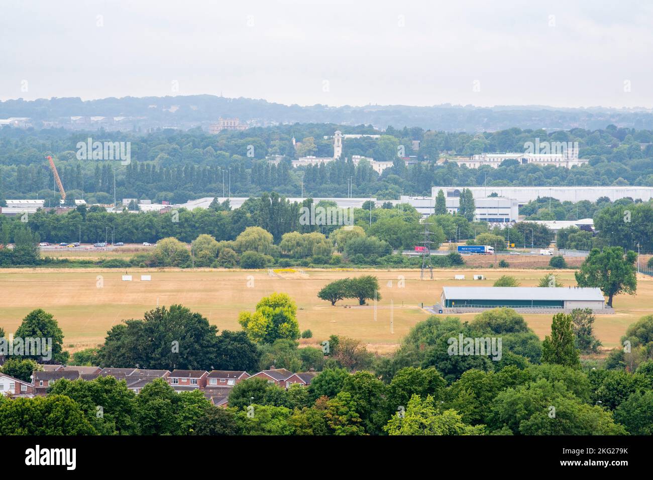 Aerial image of Clifton captured from the roof of Southchurch Court ...