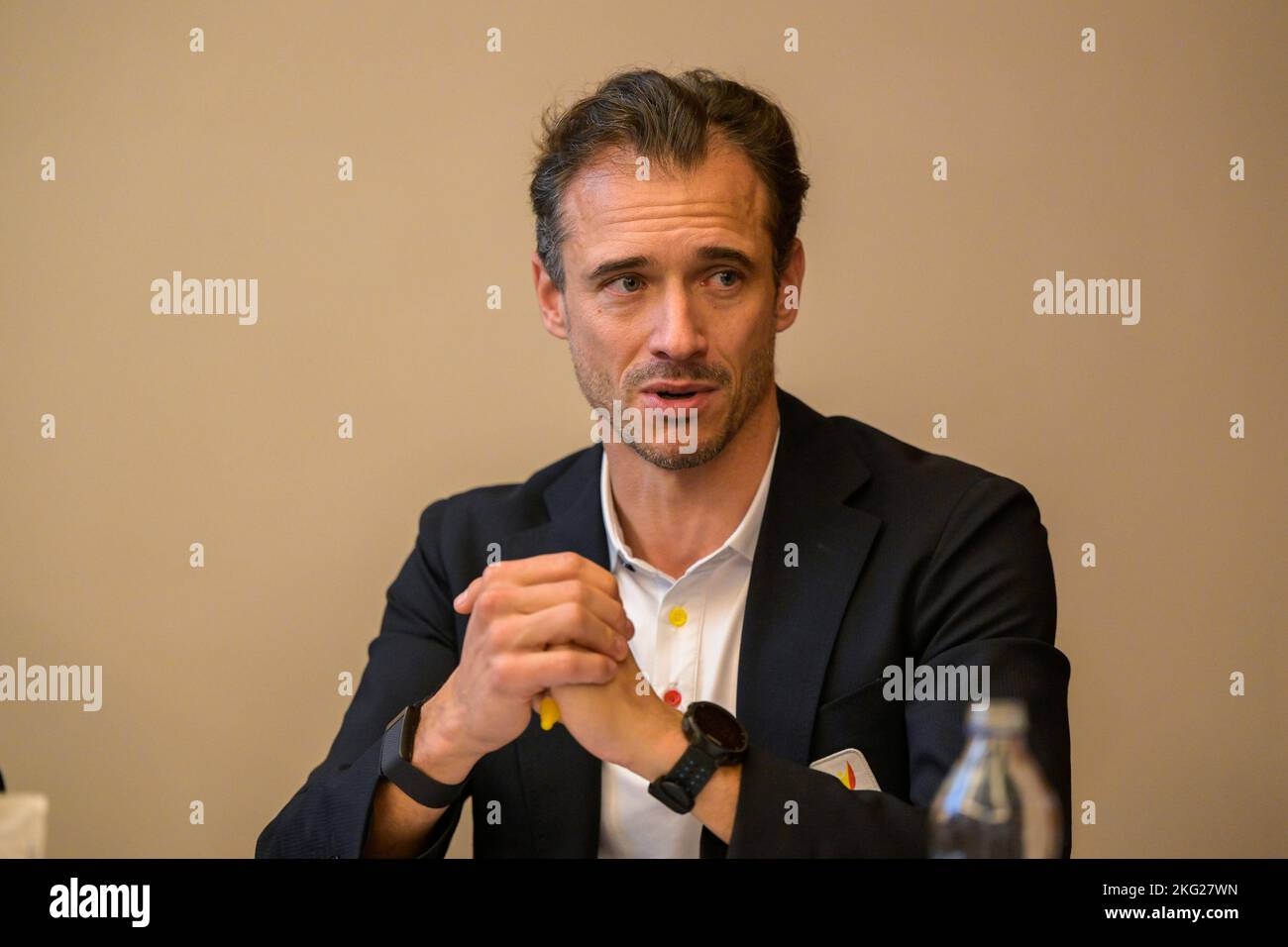 Boic Coib Ceo Cedric Van Branteghem Pictured During A Press