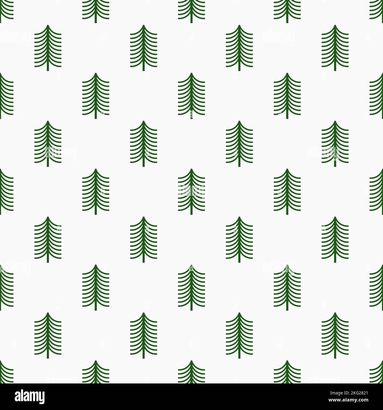Christmas trees simple texture pattern. Vector illustration Stock ...
