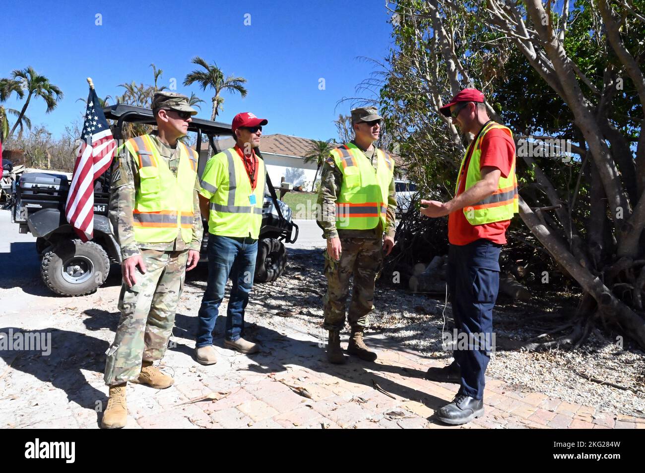 Brig. Gen. Daniel H. Hibner, South Atlantic Division commander, left ...