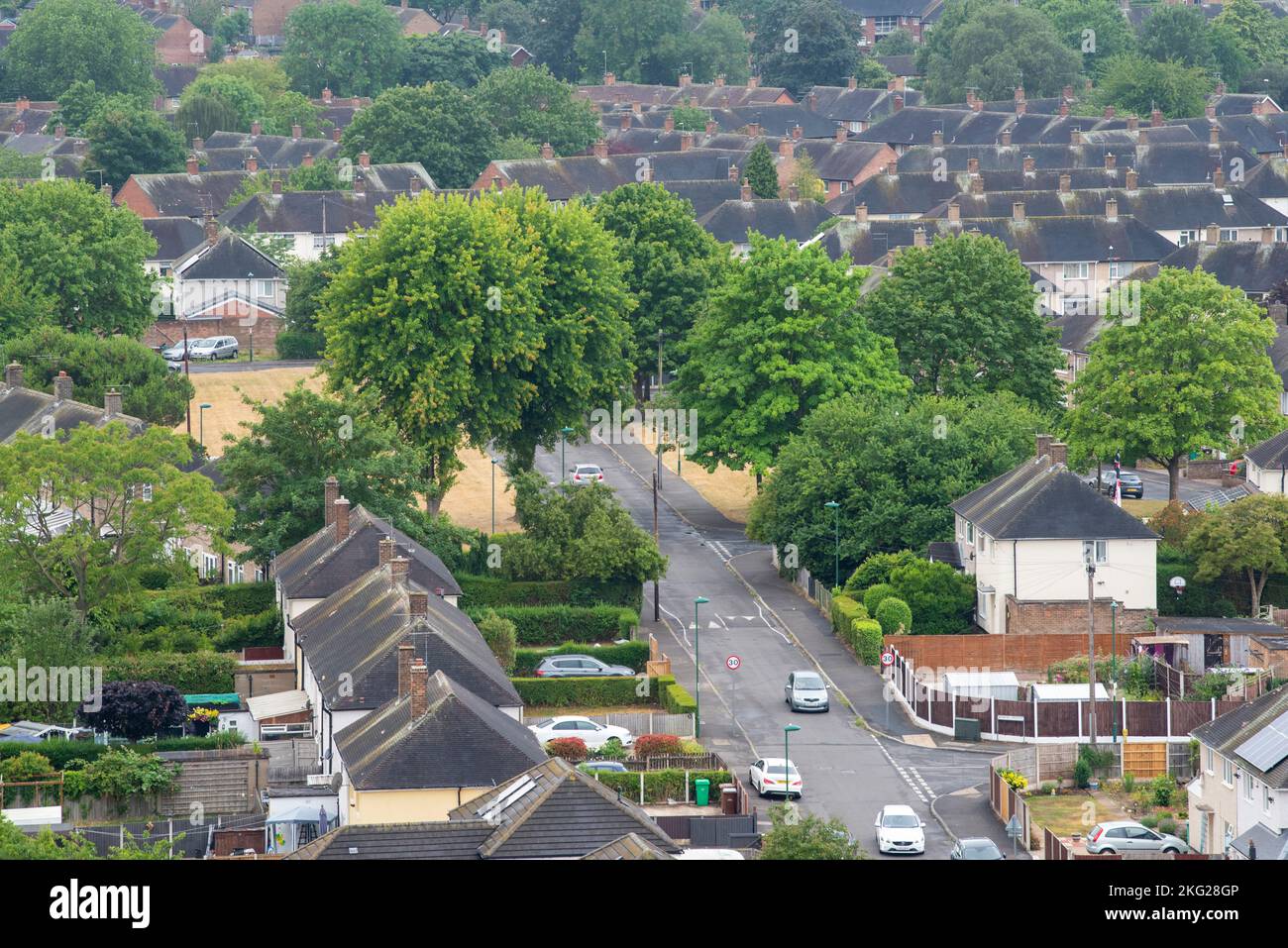 Aerial image of Clifton captured from the roof of Southchurch Court ...