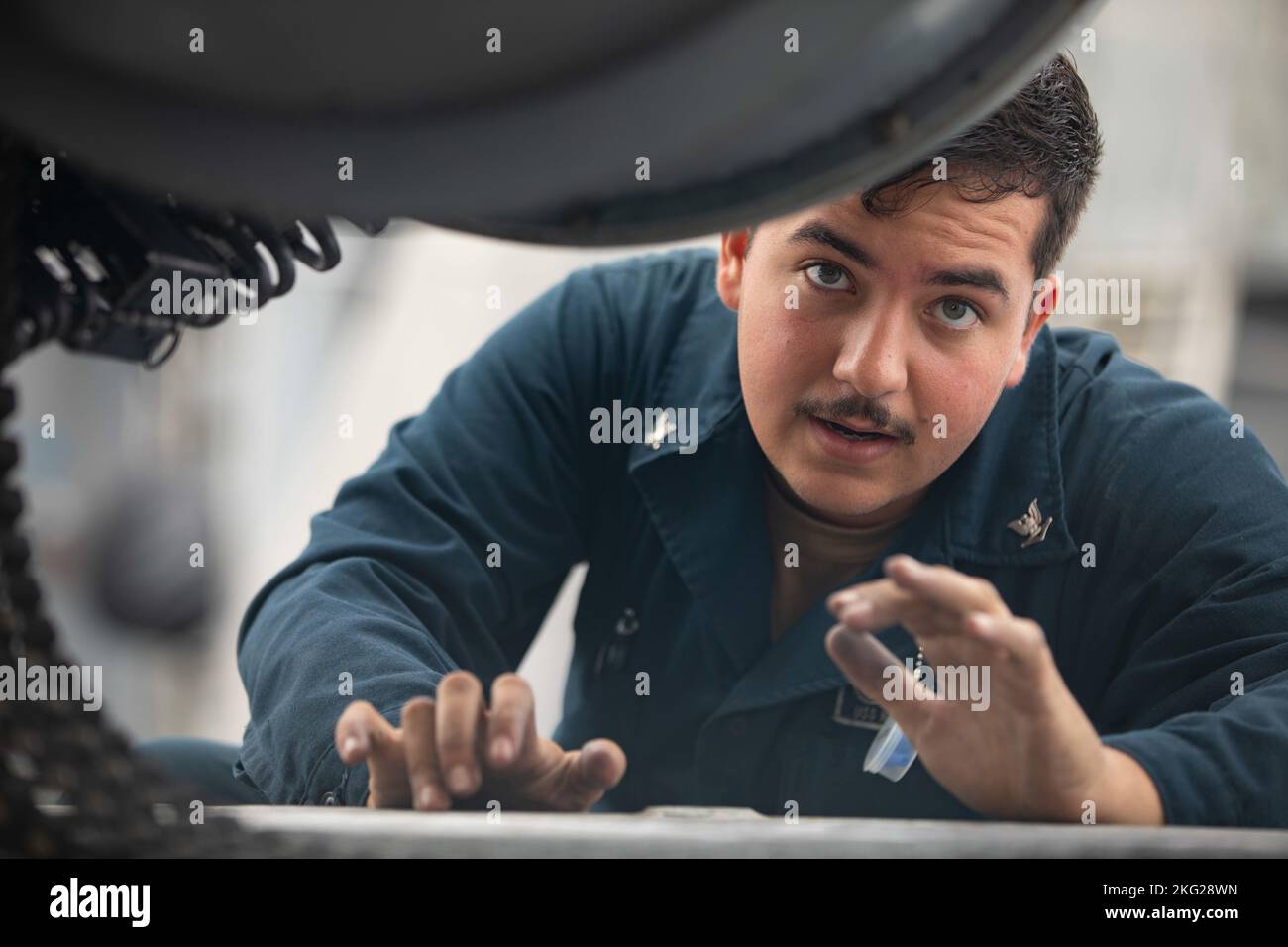 221025-N-LK647-1050 ATLANTIC OCEAN—Fire Controlman 3rd Class Jacob ...