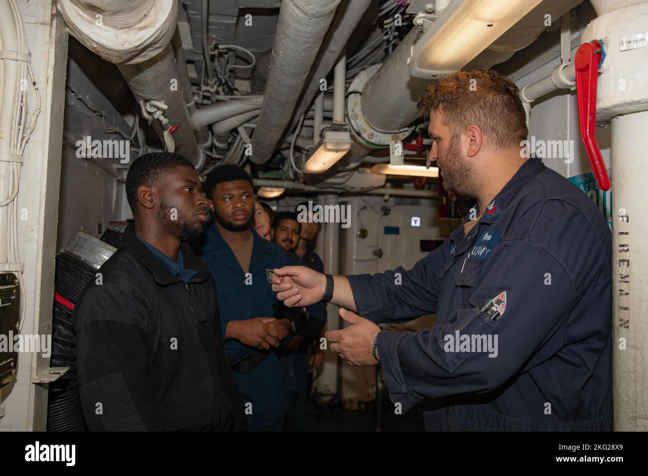 221025-N-LK647-1095 ATLANTIC OCEAN—Fire Controlman 1st Class Alexander ...