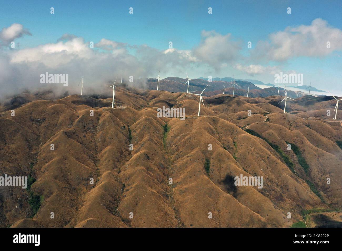 Aerial photos show the splendid views of Tianhu Naitonal Wetland Park ...