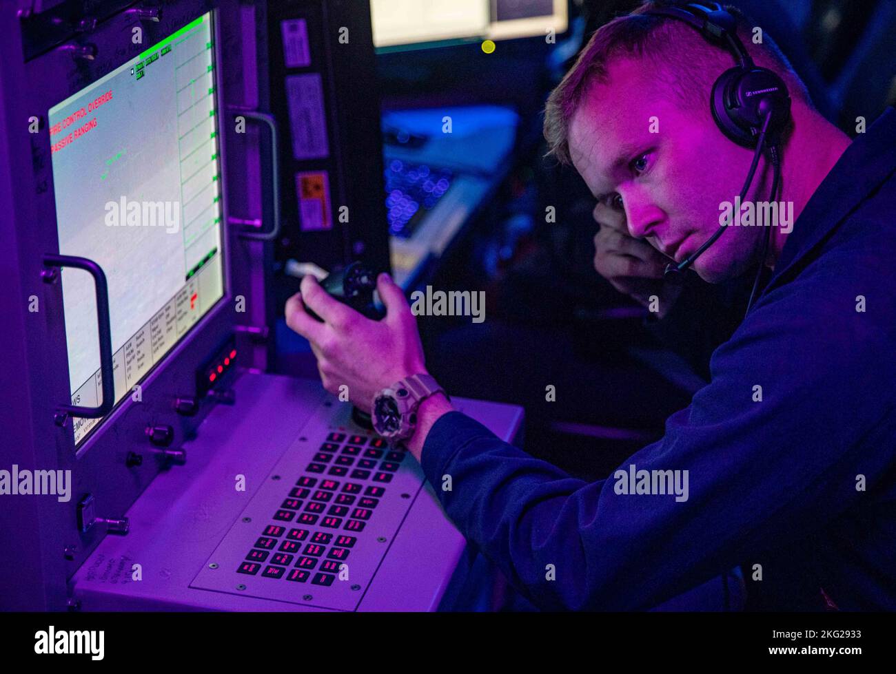 PHILIPPINE SEA (Oct. 25, 2022) Fire Controlman 1st Class Jeremy Scott ...