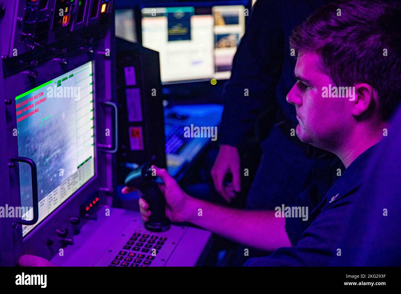 PHILIPPINE SEA (Oct. 25, 2022) Fire Controlman 3rd Class Eric Bell ...