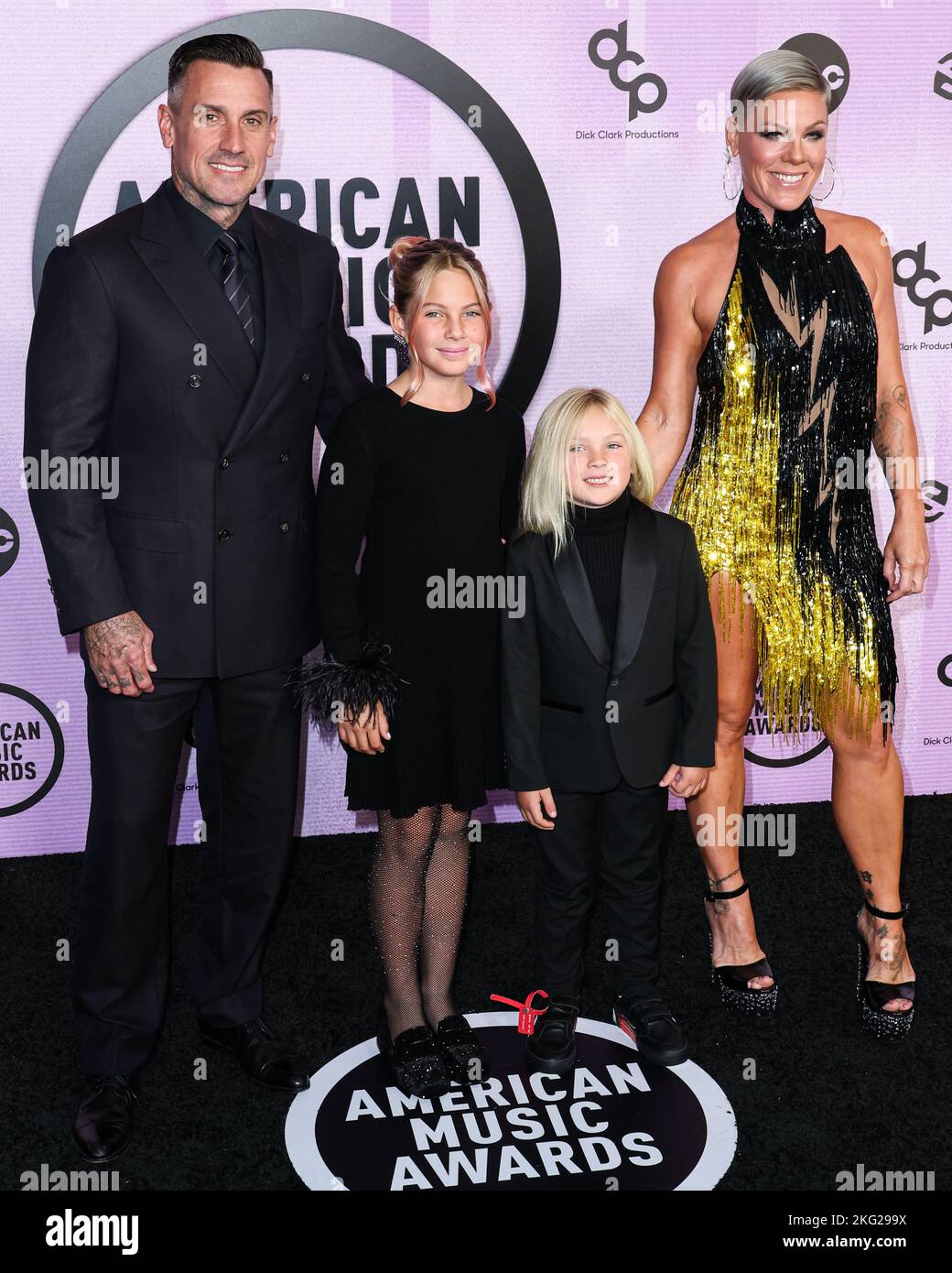 LOS ANGELES, CALIFORNIA, USA - NOVEMBER 20: Carey Hart, Willow Hart ...