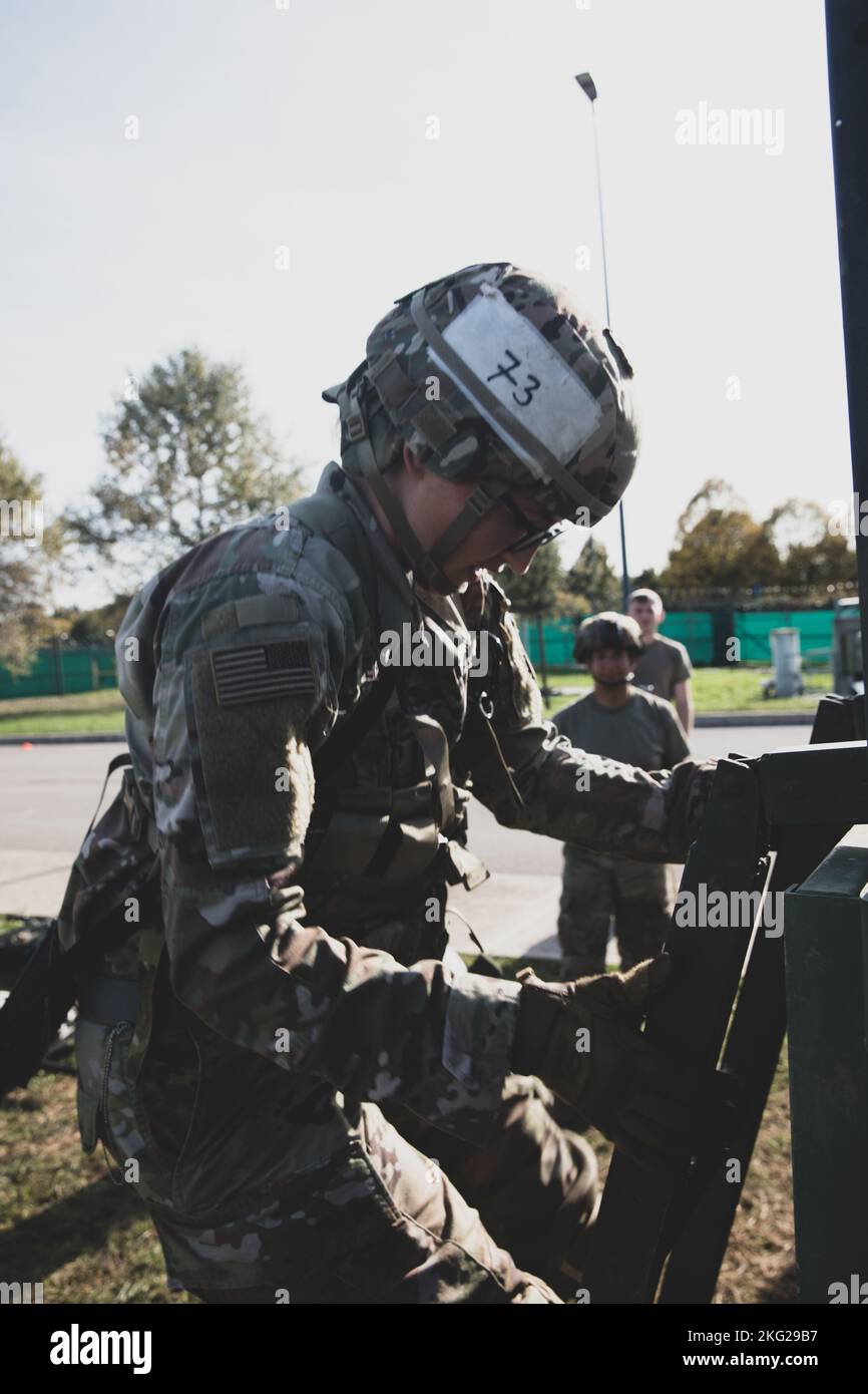 First Lt. Amanda Ortiz, assigned to U.S. Army Southern European Task ...