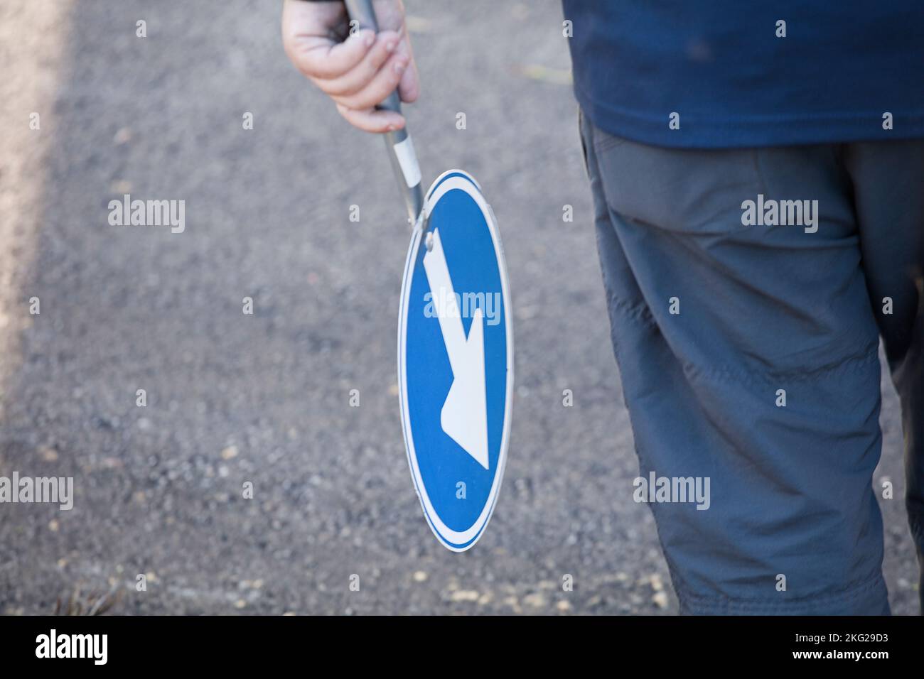 Stop one way sign hi-res stock photography and images - Alamy