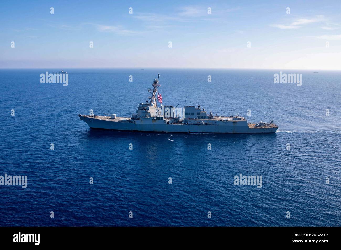 221025-N-TC847-1529 IONIAN SEA (Oct. 25, 2022) The Arleigh Burke-class ...